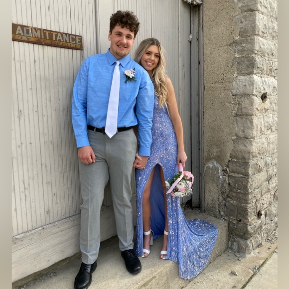 Sherri Hill | Dresses | Sherri Hill 5344 Periwinkle Prom Dress | Poshmark